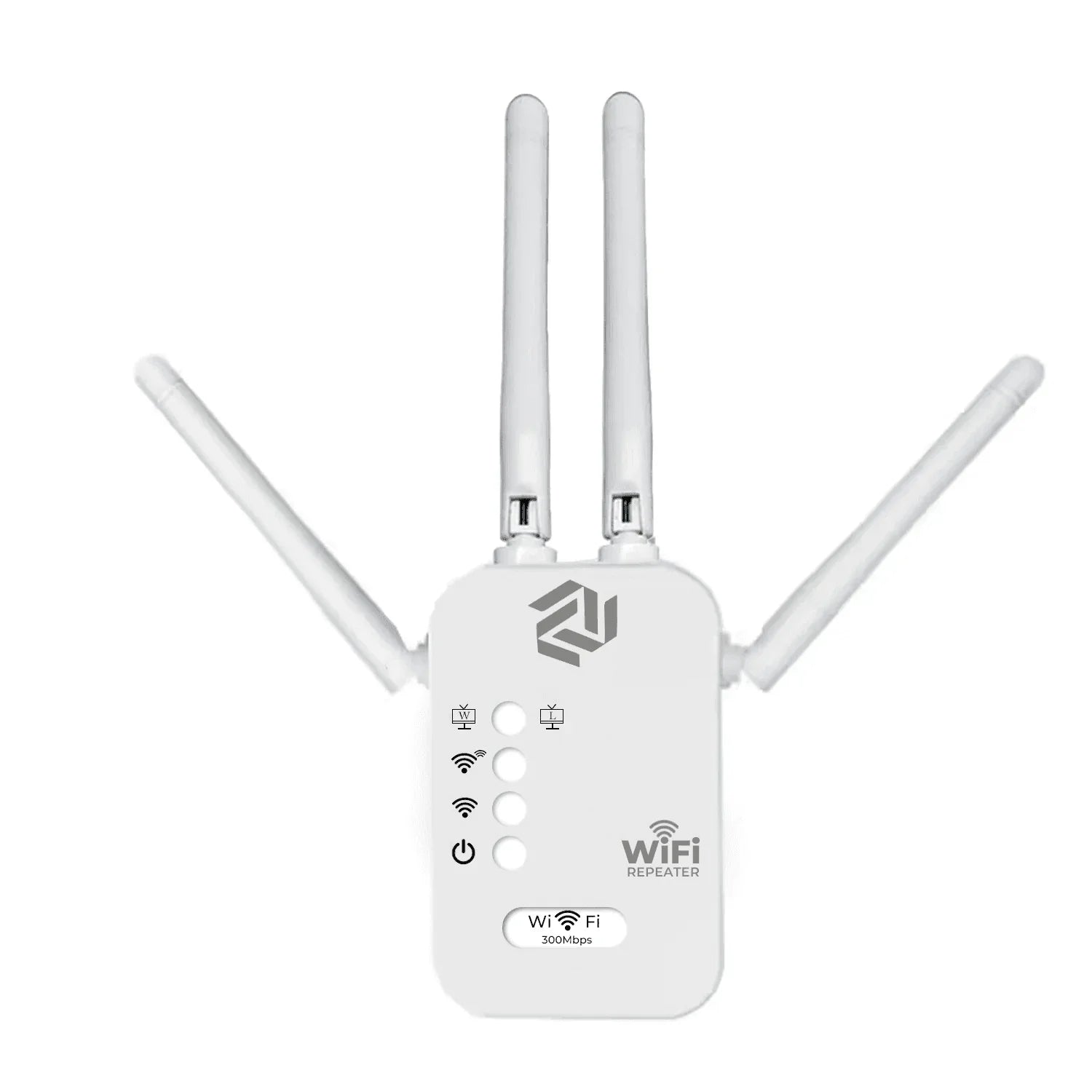 Muvit 4 Antenna WiFi Range Extender Router Upto 300Mbps for Home and O